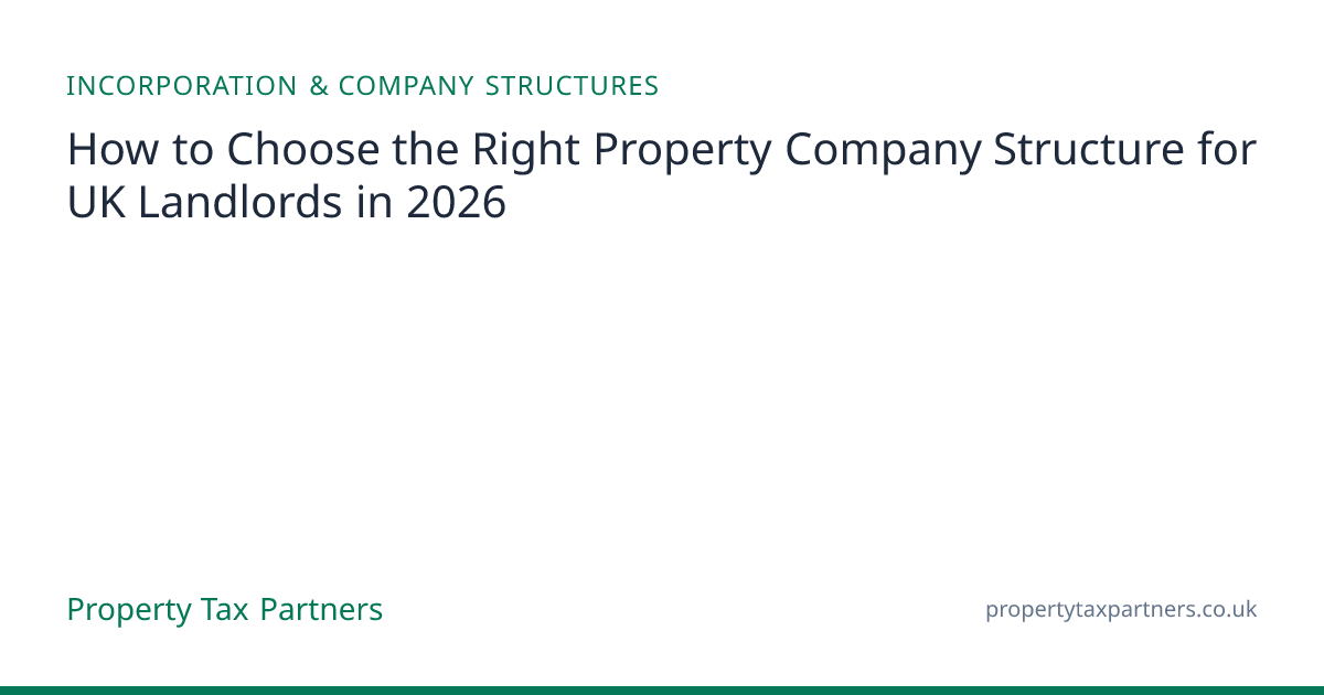 Property Company Structure Guide: Choose Right Setup 2026 | Property ...